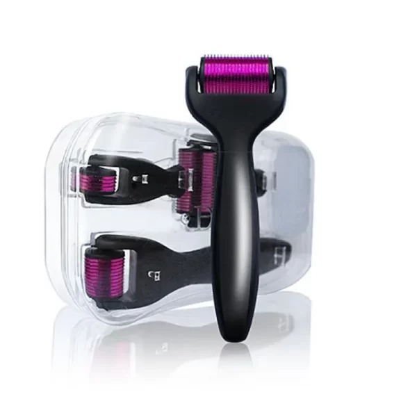 4 in 1 Derma Roller Kit Company | Microneedle Roller Red / White