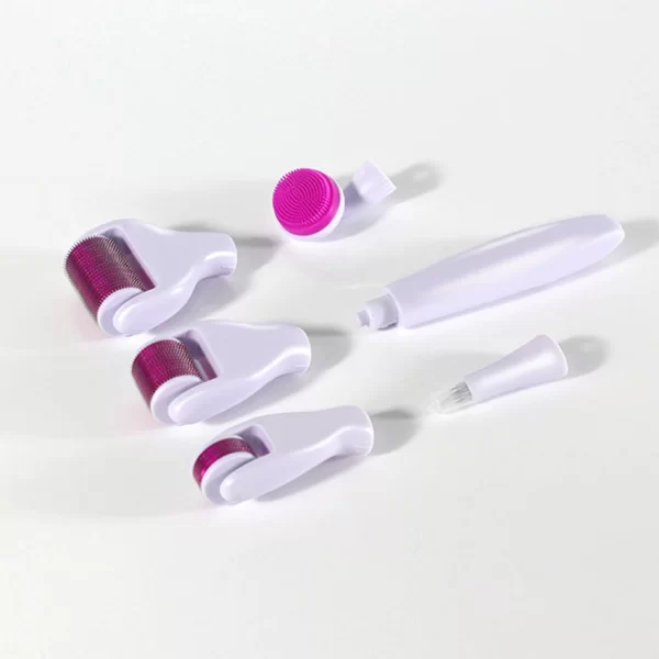 6 in 1 Derma Roller Kit Black Red | Derma Roller OEM Company