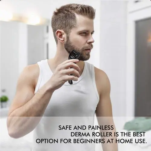 The Tips to Use Derma Roller For Beard Growth Correctly | Xdermaroller